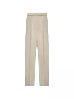 DONDUP Pleated Trousers - Neutrals