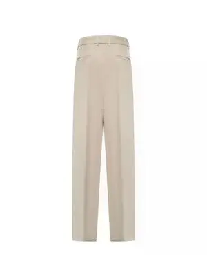 DONDUP Pleated Trousers - Neutrals