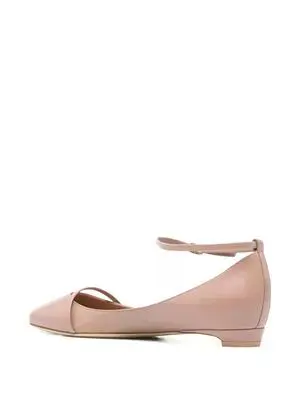 MALONE SOULIERS Mary Pointed-toe Ballet Flats - Pink
