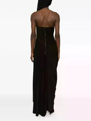 Stella McCartney Draped Asymmetric Dress - Black