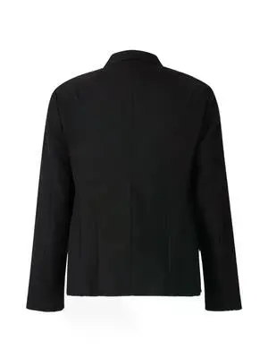 JIL SANDER Raw-edge Jacket - Black