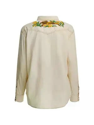 Filson Floral-embroidered Shirt