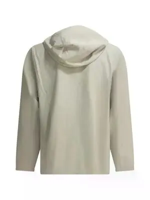 GOLDWIN Zip-up Drawstring Hood Jacket - Neutrals