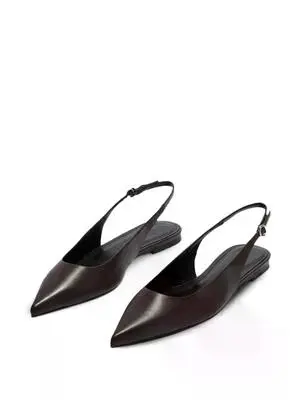 AeydĒ Amaya Pointed Slingback Sandals