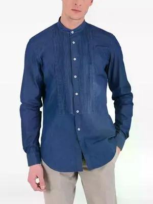 DELL'OGLIO Stitched Bib Shirt
