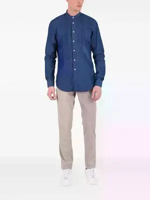 DELL'OGLIO Stitched Bib Shirt