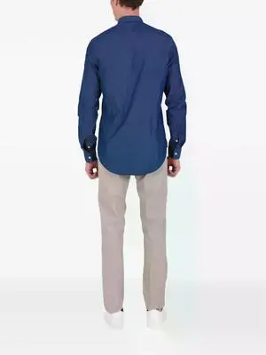 DELL'OGLIO Stitched Bib Shirt