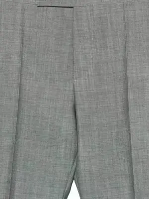SAPIO Pressed-crease Turn-up Trousers