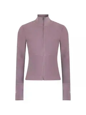 Adidas By Stella McCartney Perforated Zip-up Jacket - Purple