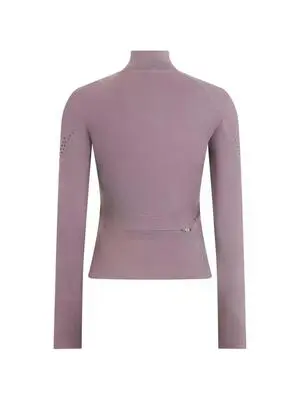 Adidas By Stella McCartney Perforated Zip-up Jacket - Purple