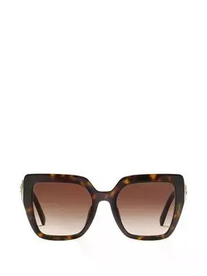Dolce & Gabbana Devotion Square-Frame Sunglasses Brown