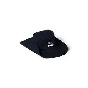 Miu Miu Drill Cap - Blue/white