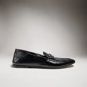 Gucci S Jordaan Soft Leather Loafer - Black
