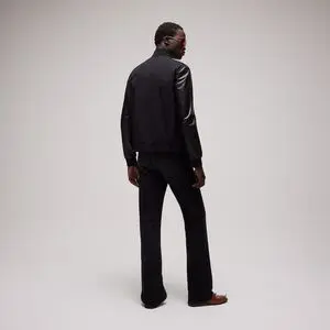 Gucci Fabric Bomber Jacket With Nappa Sleeves