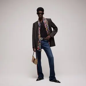 Gucci Double G Cotton Silk Jacquard Stole