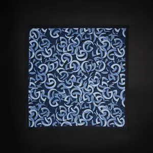 Gucci Printed Silk Pocket Square