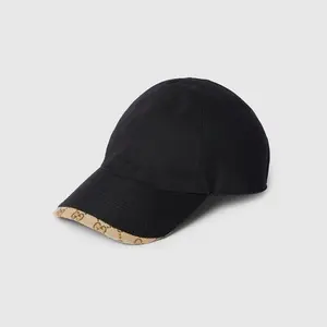 Gucci Cotton Canvas Baseball Cap - Black