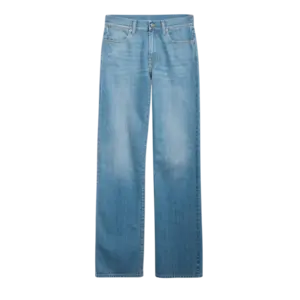 Gucci Bleached Washed Cotton Denim Pants - Blue