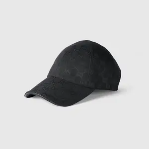 Gucci Gg Cotton Canvas Baseball Hat - Black