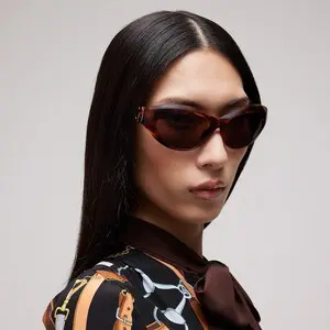 Gucci Cat Eye Sunglasses - Brown
