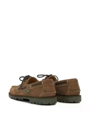 Paraboot Malo Lug-sole Boat Shoes - Brown