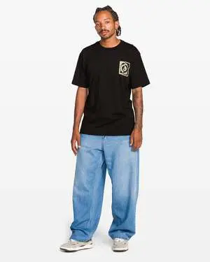 Volcom Burner Short Sleeve Tee - Black