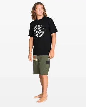 Volcom Circle Stone Split Short Sleeve Tee