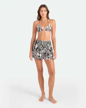 Volcom Printed Viscose Shorts - Orange/blue