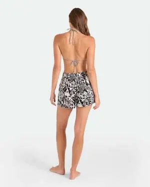 Volcom Printed Viscose Shorts - Orange/blue