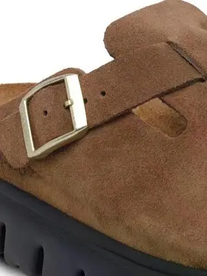 BIRKENSTOCK Boston Chunky Suede Mules