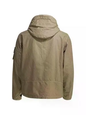 Stone Island Logo-patch Hooded Coat