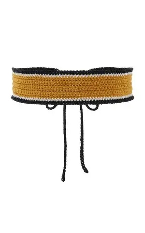 PARDOHATS La Isla Cale Crocheted Belt - Multi