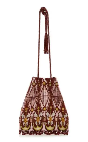 PURA UTZ La Isla Beaded Pouch