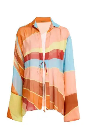 Cala De La Cruz Frill Kaftans Tunics