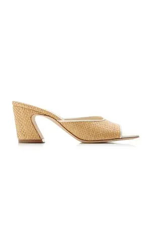 IZIE La Isla Raffia Mules - Neutral
