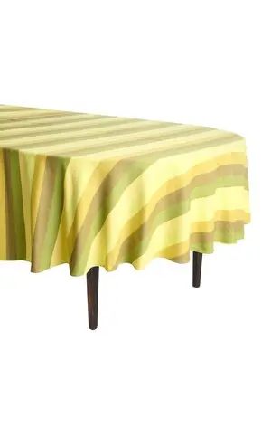 MARRAKSHI LIFE Exclusive La Isla Circular Cotton Tablecloth - Stripe