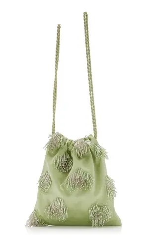 LIZZIE FORTUNATO Lizzie Fortunato Exclusive La Isla Gala Beaded Pouch