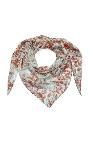 DE LA VALI Exclusive La Isla Paisley Headscarf - Multi