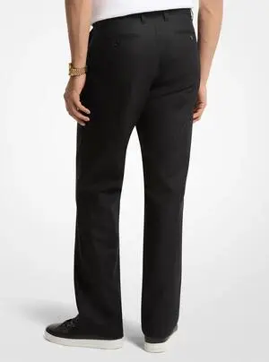 Michael Kors Finn Linen And Cotton Chino Pants