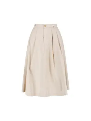 Aspesi Cotton Midi Skirt