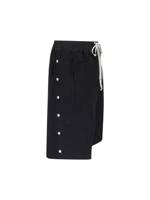 Rick Owens Button Shorts