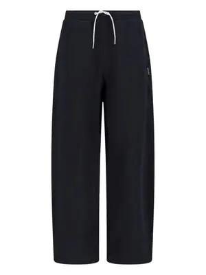Alexander Wang Sweatpants With Crystal Details - Black
