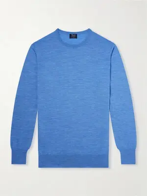 William Lockie Merino Wool Sweater - Blue