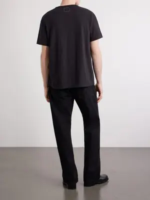 Visvim Cotton-jersey T-shirt - Black