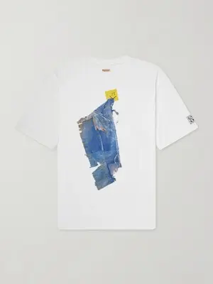 Kapital Printed Cotton-jersey T-shirt