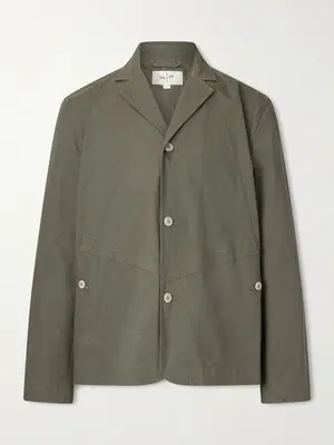 Folk Anniversary Cotton-ripstop Blazer
