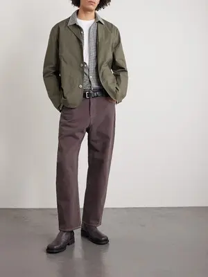 Folk Anniversary Cotton-ripstop Blazer
