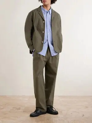 Folk Anniversary Cotton-ripstop Blazer