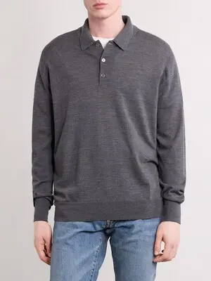 William Lockie Virgin Wool Polo Shirt