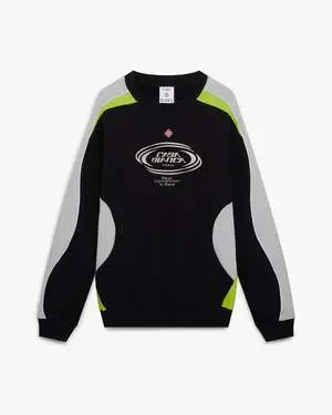 Casablanca Colourblock Long Sleeve Sweatshirt